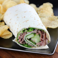Roast beef wraps recipe - BlogChef